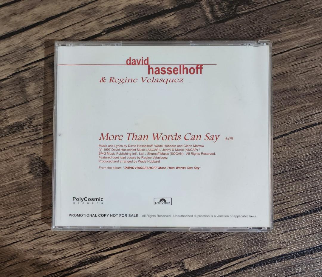 Regine Velasquez x David Hasselhoff More Than Words Can Say Promo ...