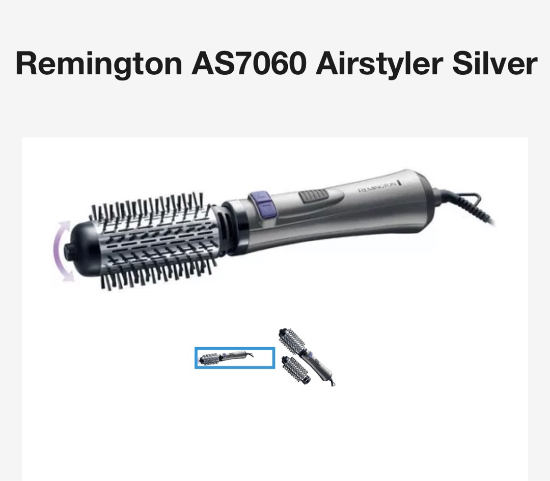 Remington AS7060 rotating airbrush, Beauty & Personal Care, Hair on ...
