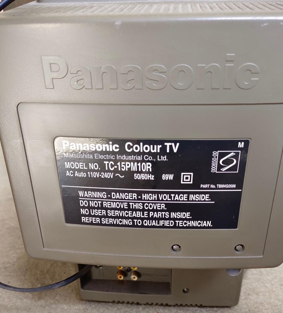 Retro Panasonic 15" TV., TV & Home Appliances, TV & Entertainment, TV ...