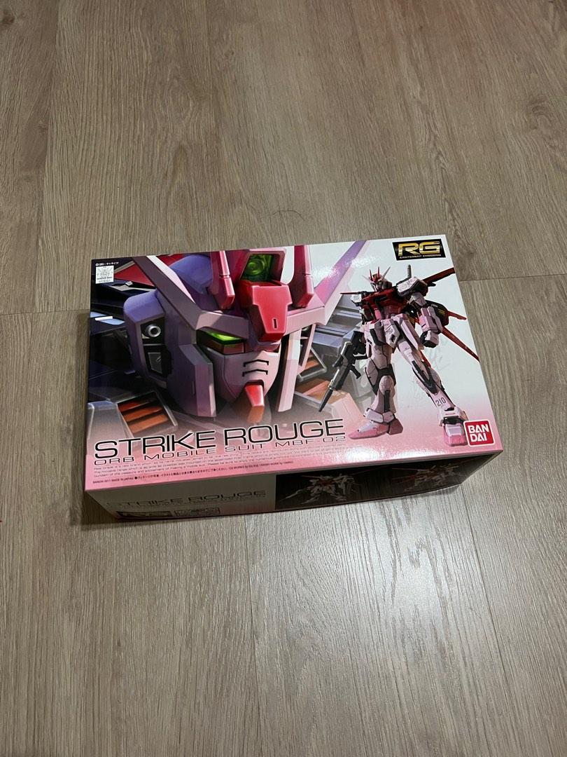 RG Strike Rouge Gundam built, Hobbies & Toys, Toys & Games on Carousell