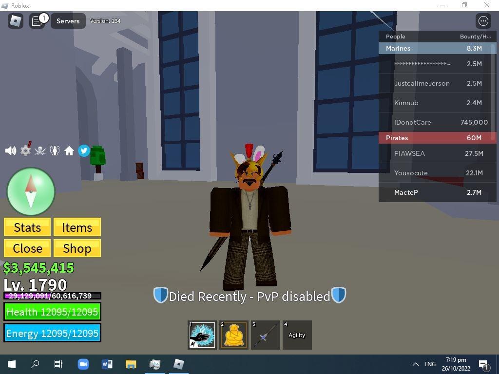 Roblox account bloxfruit with leopard fruit (2x), Video Gaming, Gaming ...