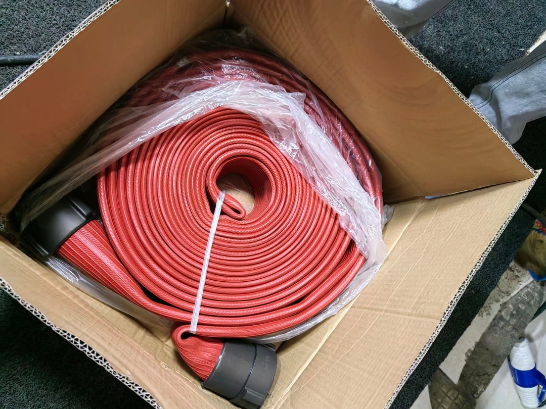 Rubber Nitrile Fire Hose 2 1/2 x 50ft, Commercial & Industrial ...