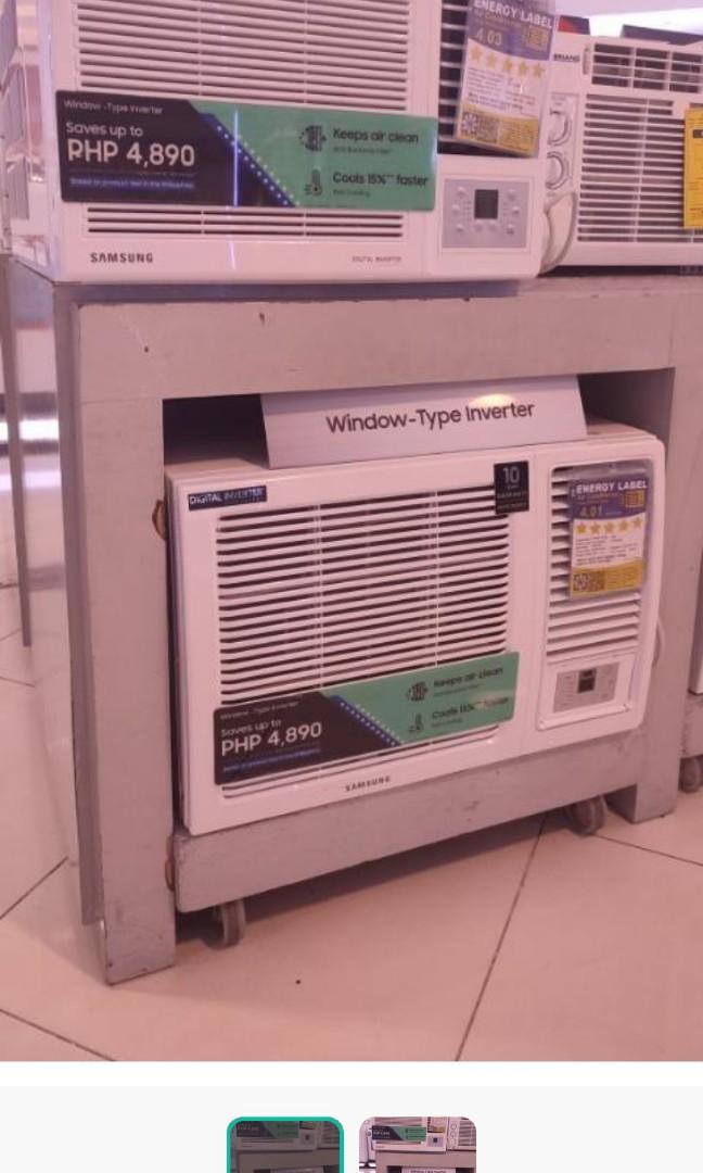 Samsung window type inverter aircon, TV & Home Appliances, Air ...