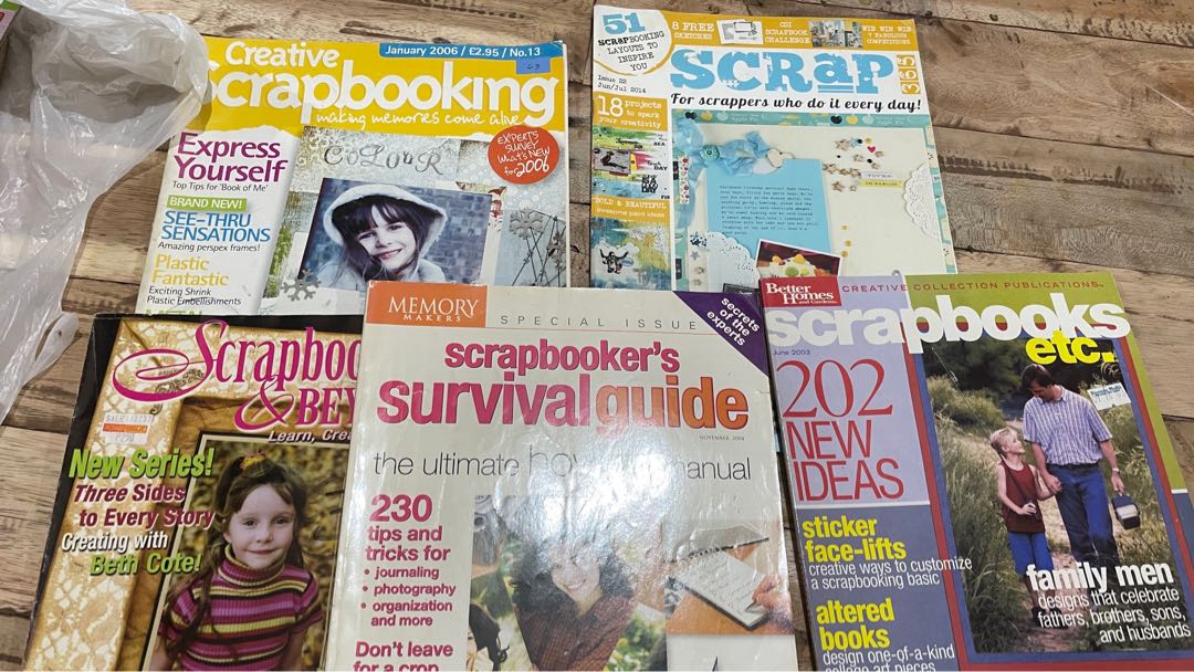 Scrapbooking magazines bundle, Hobbies & Toys, Books & Magazines ...