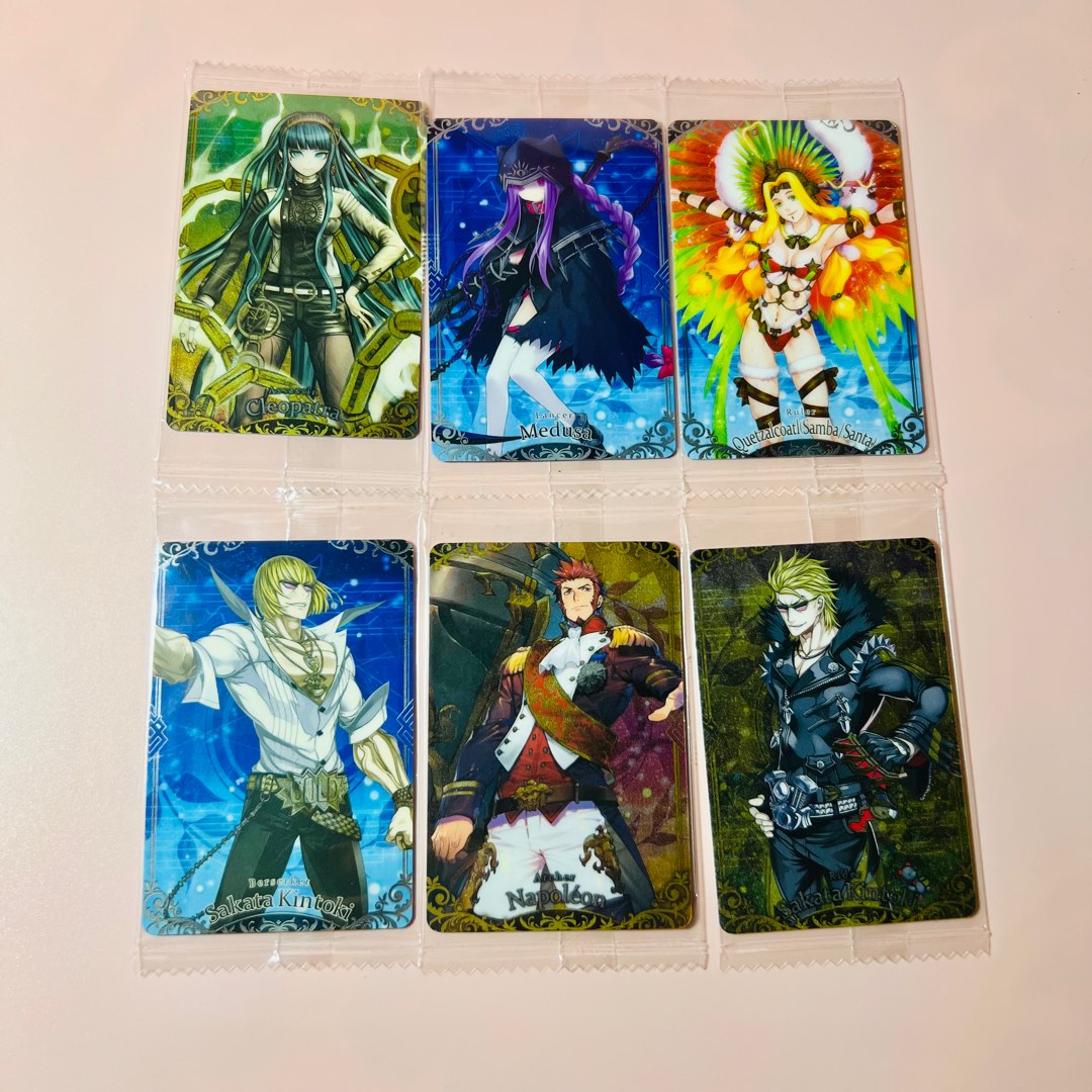 SEALED Bandai Fate Grand Order Wafer Cards - Php 150 each Assassin ...