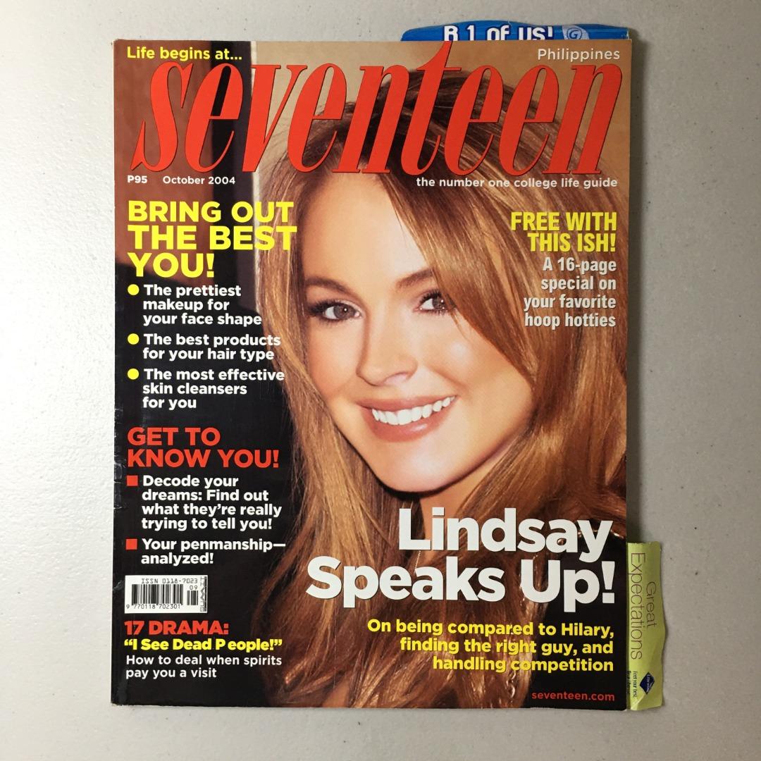 Seventeen Magazine October 2004 Lindsay Lohan, Hobbies & Toys, Books ...
