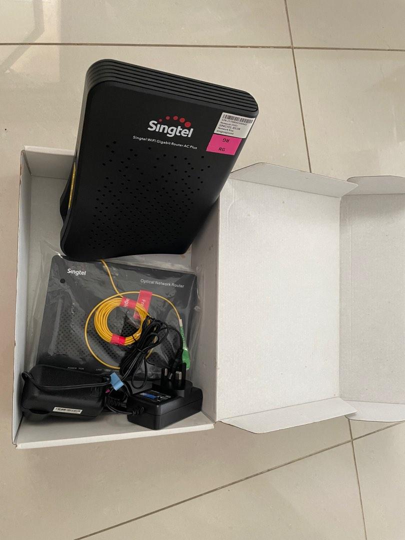 SingTel DualBand Router & Optical Network Router, Computers & Tech ...