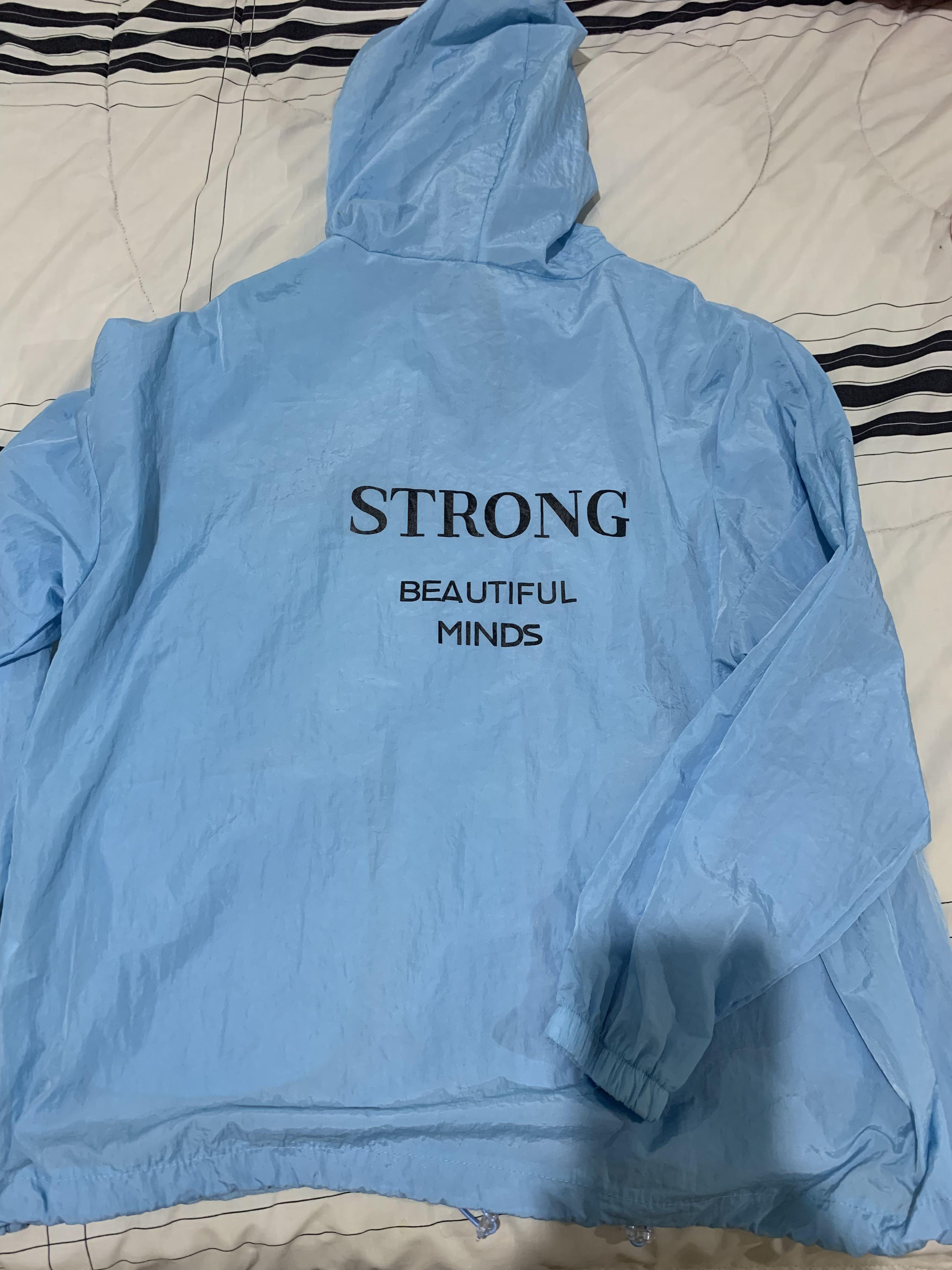 Sky Blue Jacket, Women's Fashion, Coats, Jackets and Outerwear on Carousell