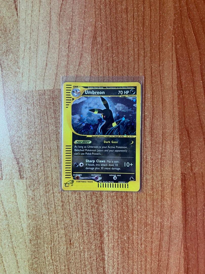Skyridge Umbreon H30/H32 Holo with swirl - Pokémon TCG, Hobbies & Toys ...