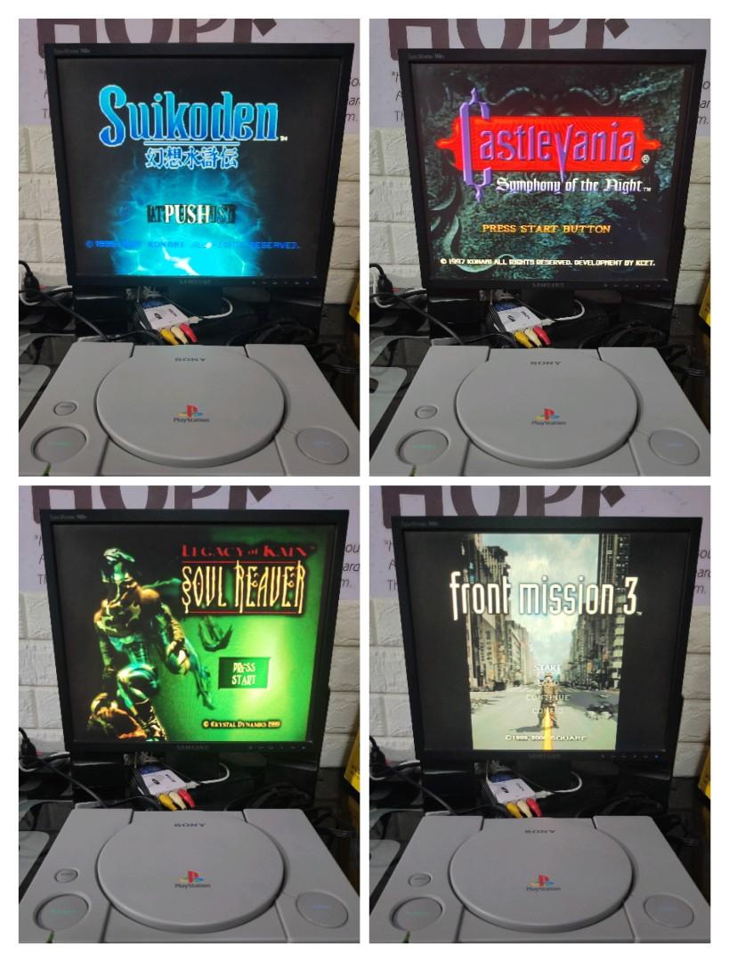 Sony PlayStation M0dified + Free 8 Burn CD Games, Video Gaming, Video ...