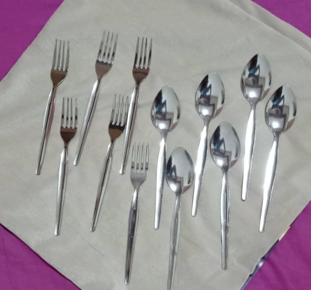 Spoon and Pork Stainless Steel Melaware 20cm, Furniture & Home Living ...
