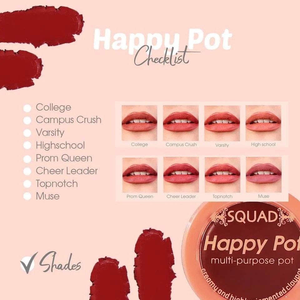 Squad Happy Pot, Beauty & Personal Care, Face, Makeup on Carousell