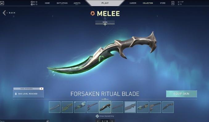 STACKED 17 Skins RGX Ruin Dagger Valorant Account, Video Gaming, Gaming ...