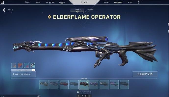 STACKED 35 Skins Ruin Dagger Valorant Acount, Video Gaming, Gaming ...