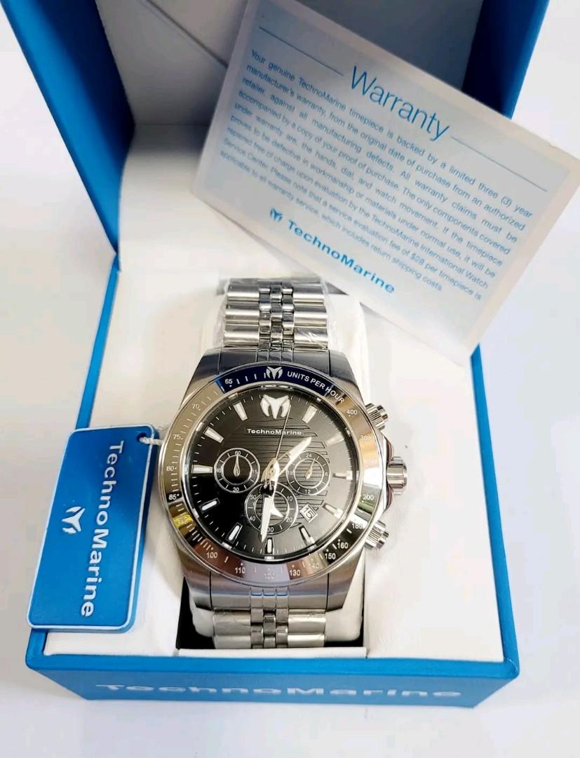 Technomarine Manta Ray TM220142 Oversize Watch, Men's Fashion, Watches ...