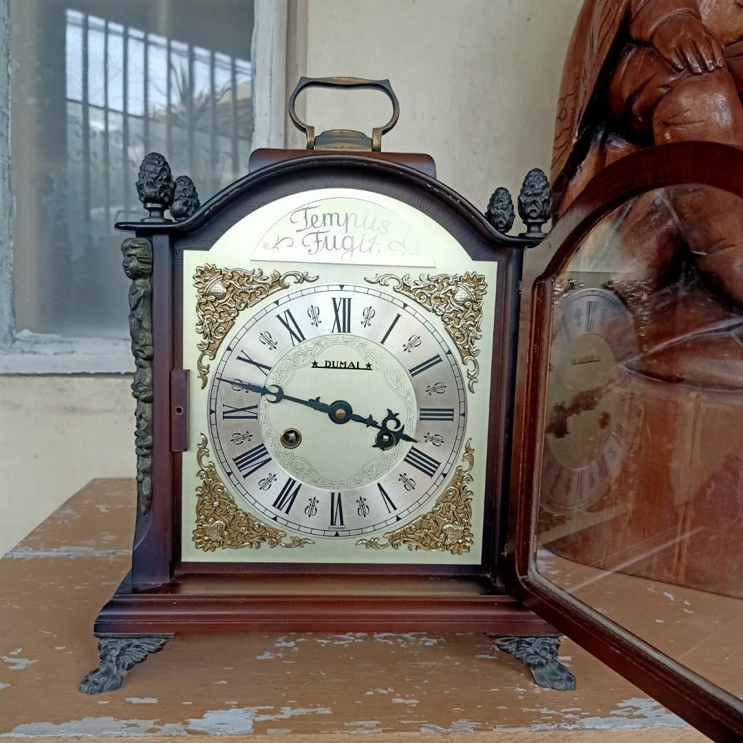 Tempus Fugit Mantle Clock, Hobbies & Toys, Memorabilia & Collectibles ...