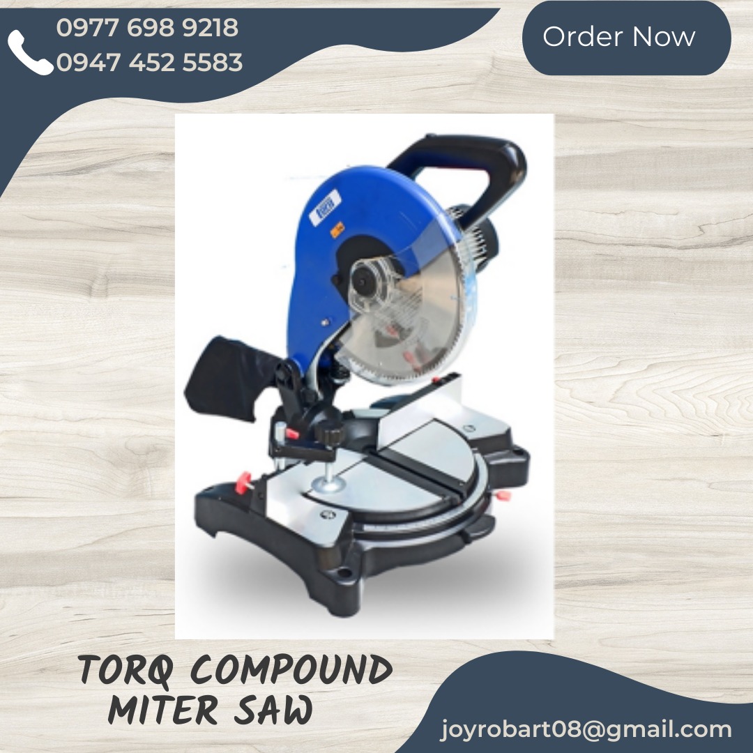 TORQ COMPOUND MITER SAW, Commercial & Industrial, Construction Tools ...