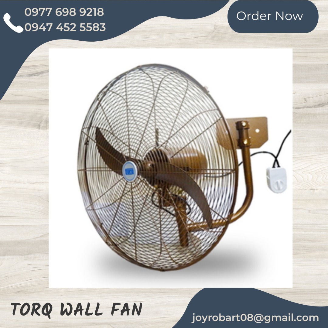 TORQ WALL FAN, Commercial & Industrial, Construction Tools & Equipment ...