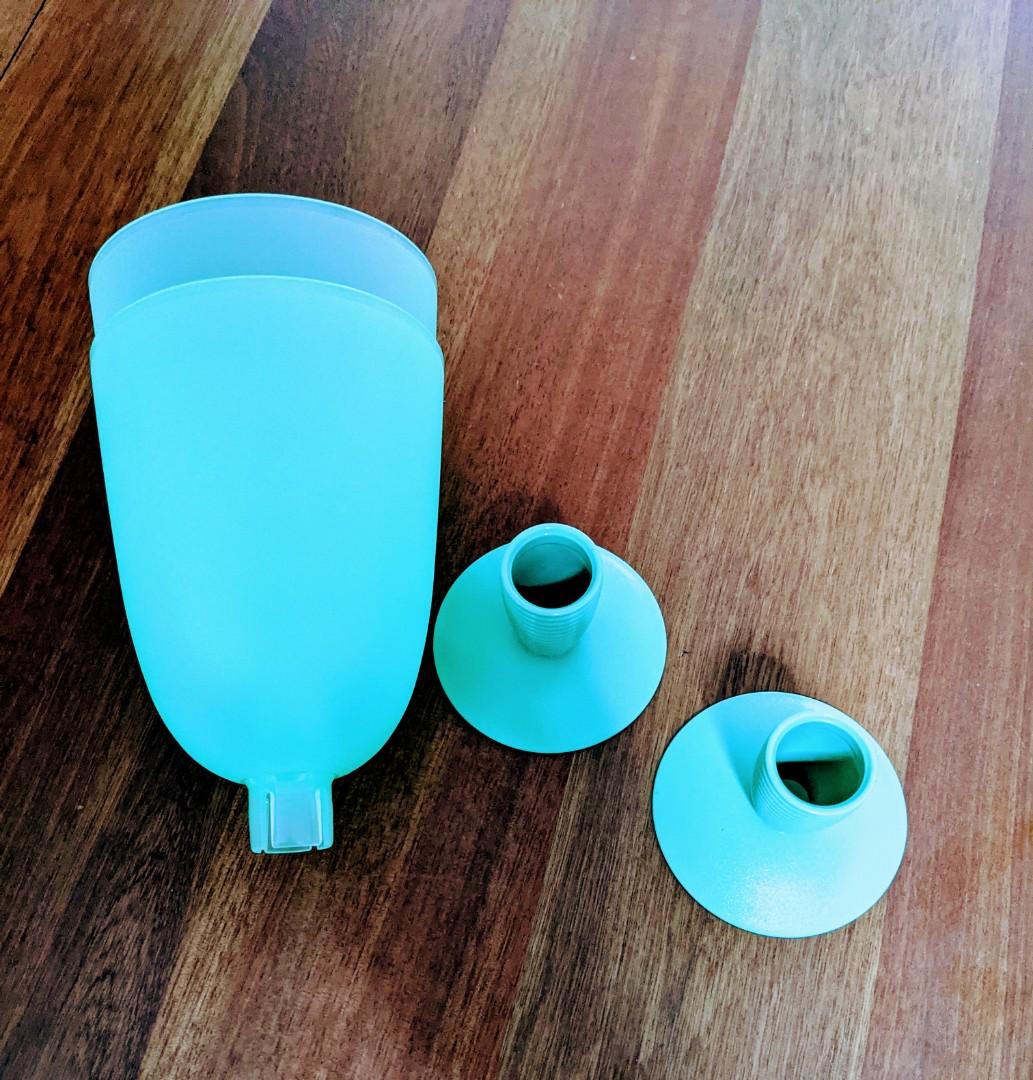 Tupperware Detachable Wine Cup Goblet Container, Furniture & Home ...