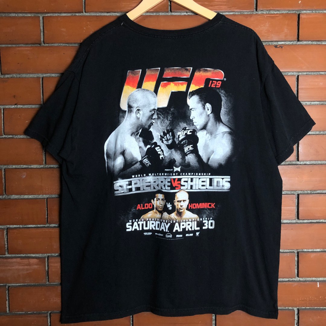 UFC 129 Gsp Vs Shields , Men's Fashion, Tops & Sets, Tshirts & Polo ...