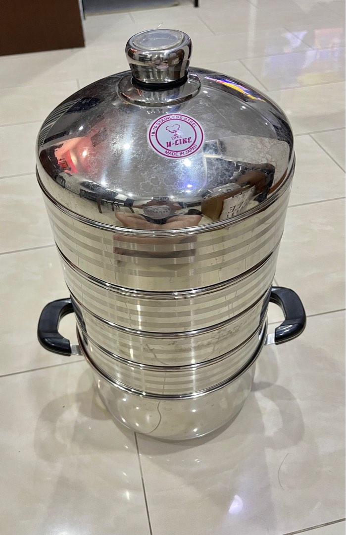 U-Like 5 Tier Stainless Steel Steamer Made in Japan, TV & Home ...