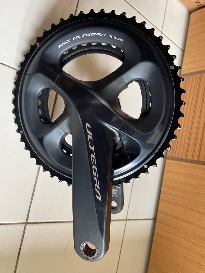 Shimano Ultegra R8000 165mm 52/36T Crankset, Sports Equipment, Bicycles ...