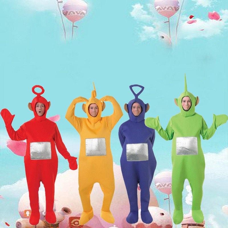 UNISEX TELETUBBIES TELE TUBBY KIDS ADULTS JUMPSUIT COSTUME, Women's ...