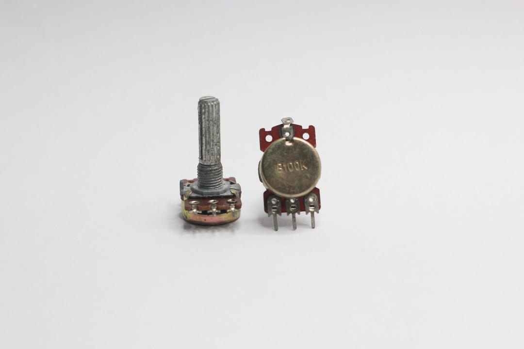 UNIVERSAL VOLUME CONTROL 100K 3-PIN, SINGLE-JOINT POTENTIOMETER ...