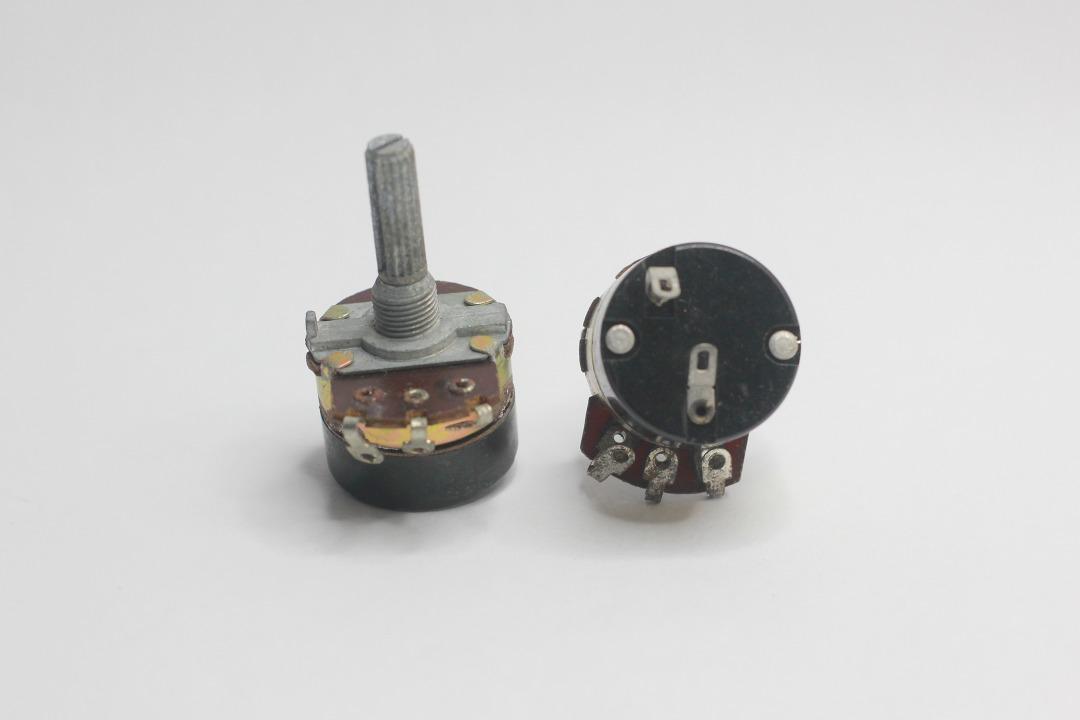 UNIVERSAL VOLUME CONTROL 20K 5-PIN, SMALL BENT FOOT w/ SWITCH, BEST FOR ...