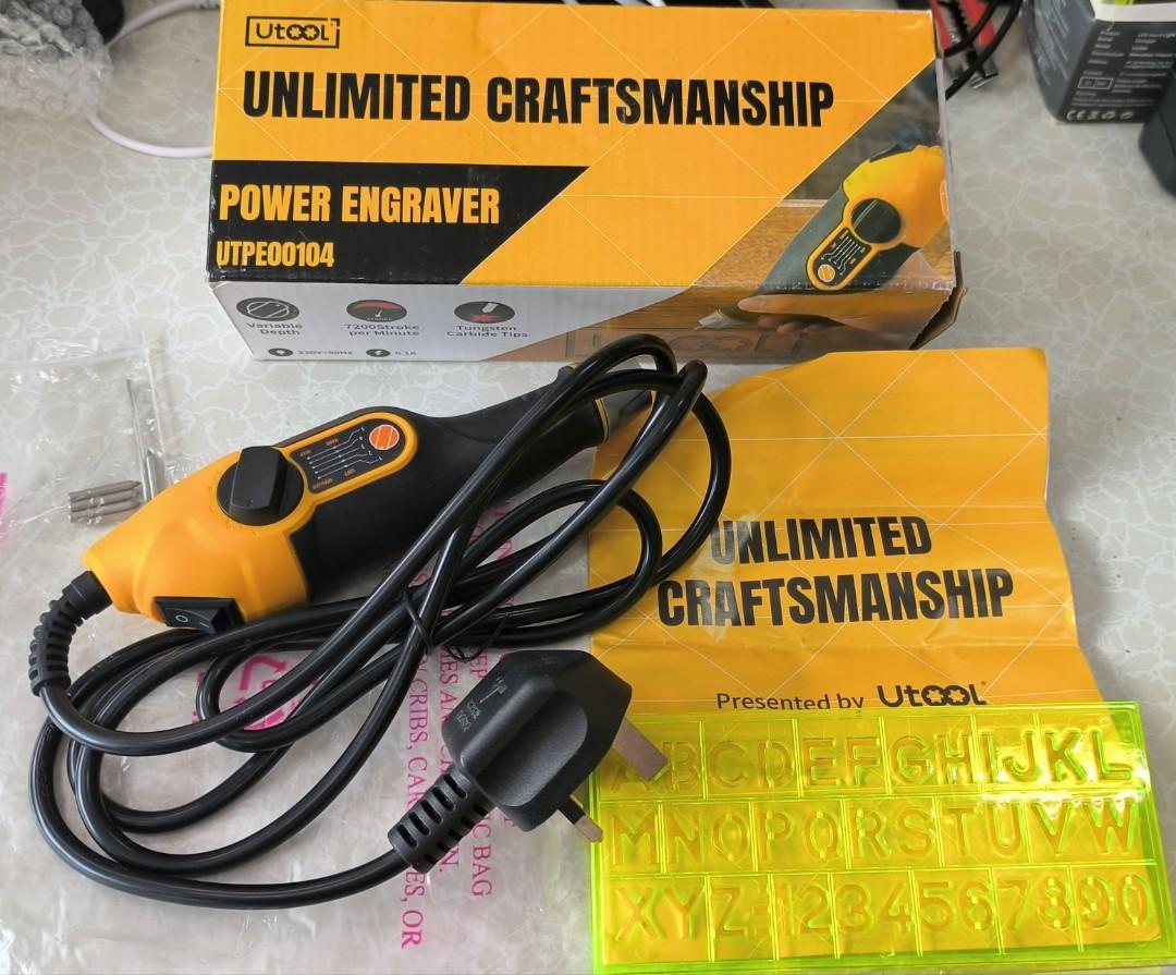 UTool Power Engraver, Furniture & Home Living, Home Improvement ...