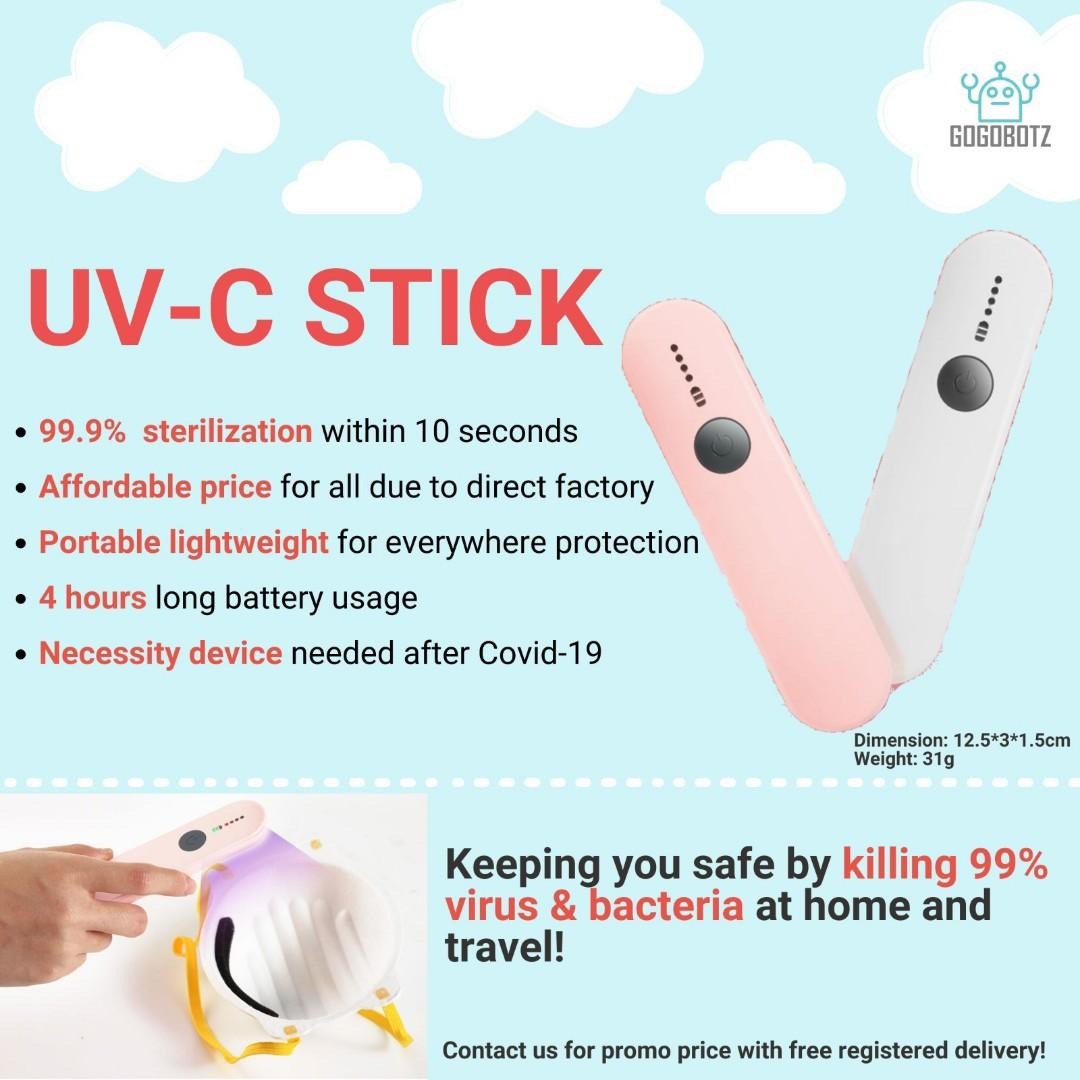 UV-C Stick, Beauty & Personal Care, Sanitisers & Disinfectants on Carousell