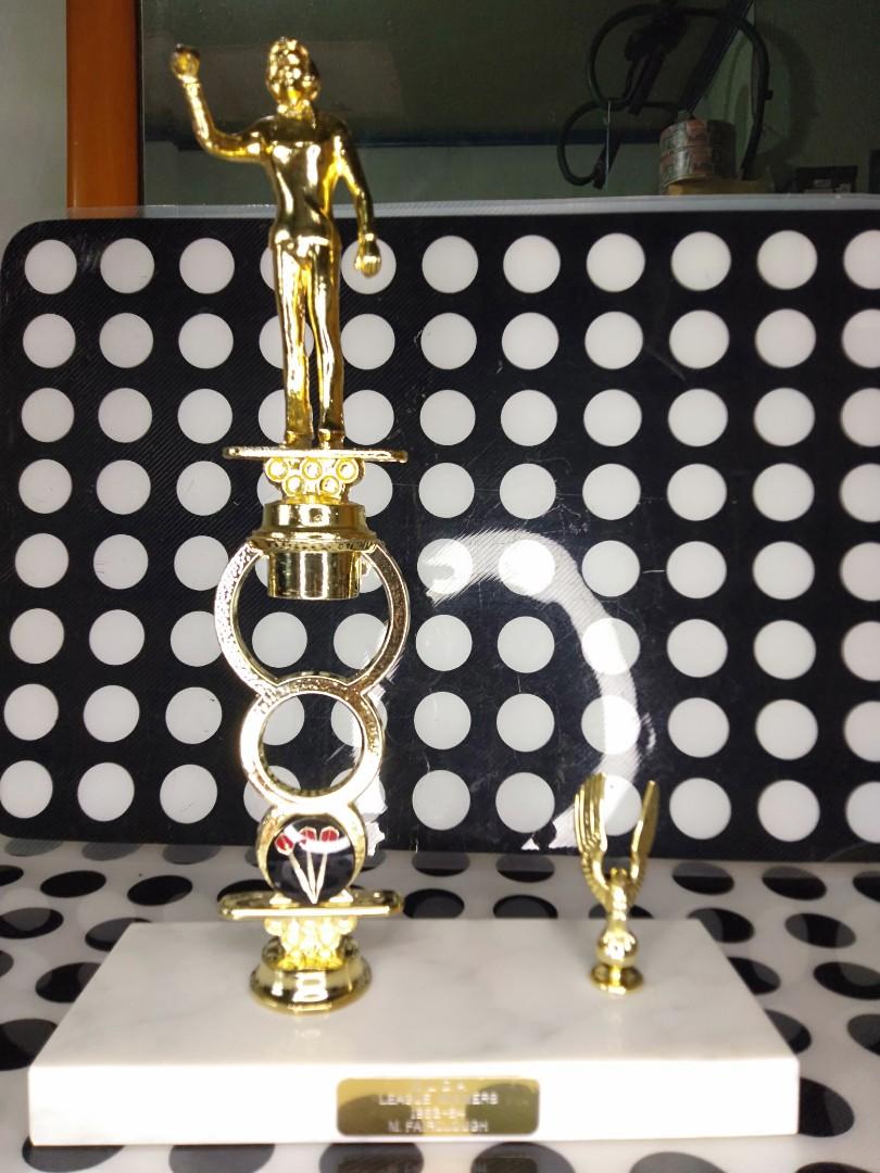 Vintage 1984 Dart Trophy From Scotland, Sports Equipment, Other Sports ...