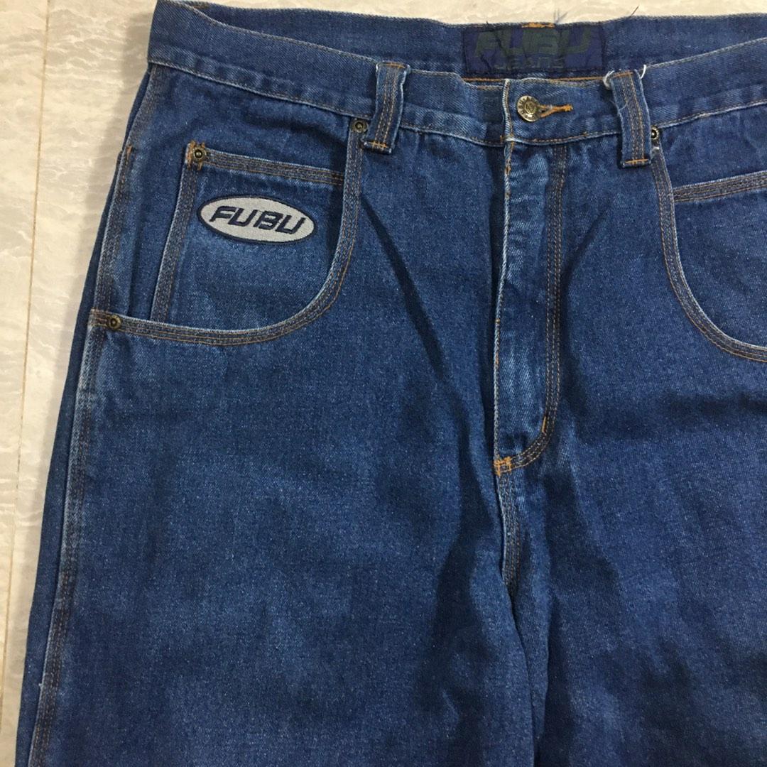 Vintage 90s Fubu Art of Design Sport jeans, Men's Fashion, Bottoms ...
