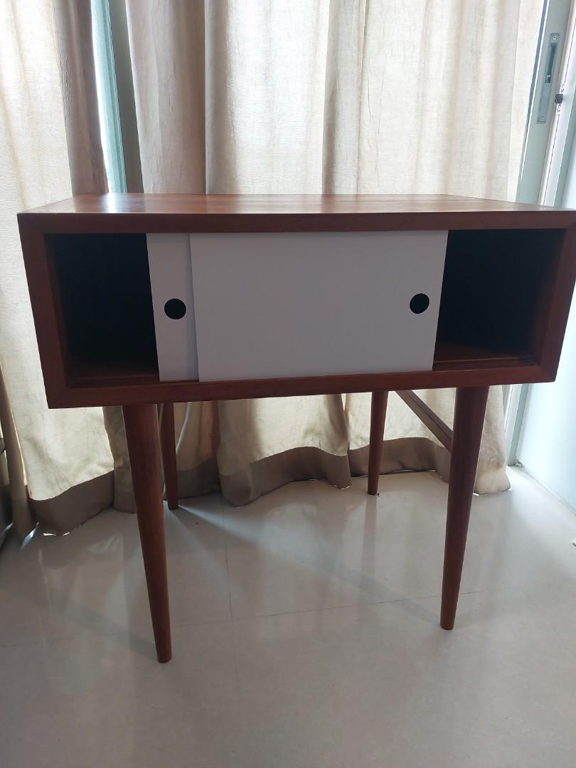 Vintage & Retro Table With Storage, Furniture & Home Living, Furniture ...