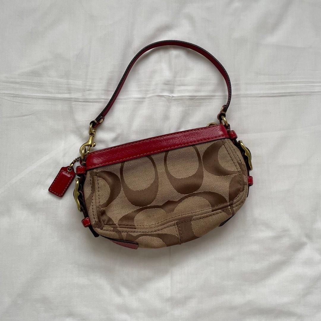 vintage coach mini shoulder bag/wrislet, Women's Fashion, Bags ...