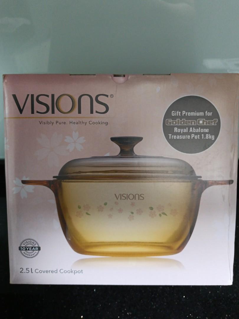Visions 2.5L Covered Cookpot, Furniture & Home Living, Kitchenware ...