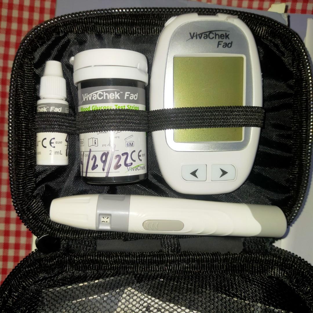 VIVACHECK FAD (Blood Glucose Monitoring System), Health & Nutrition ...