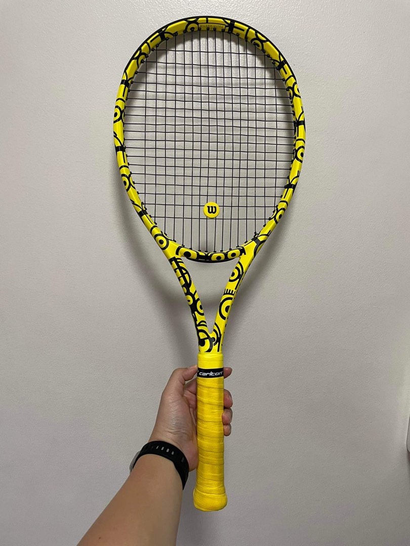 Wilson Minions Ultra 100 tennis racket, Sports Equipment, Sports ...