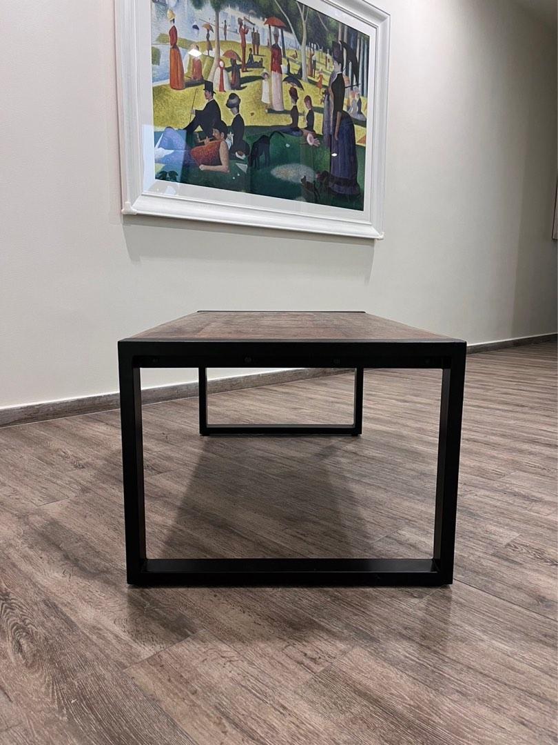 Wooden industrial vintage like coffee table, Furniture & Home Living ...