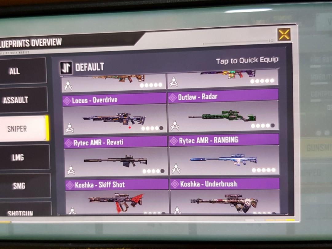 WTT/WTS codm account with dlq holidays, Video Gaming, Gaming ...