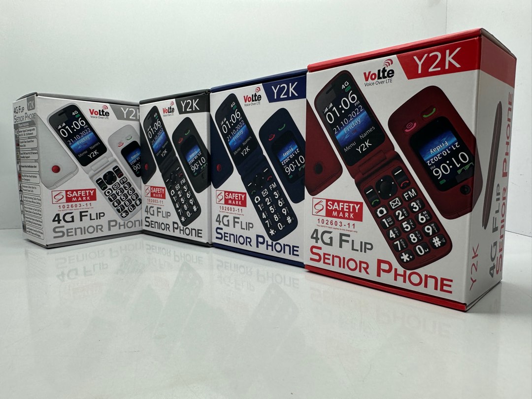 Y2K senior phone 4g flip volte SUPPORT Tpg sim card, Mobile Phones ...