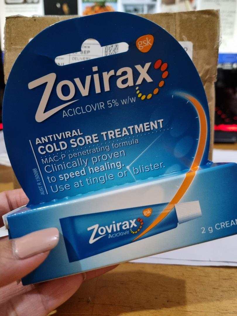 Zorivax Cold Sore Treatment Cream, Health & Nutrition, Medical Supplies ...