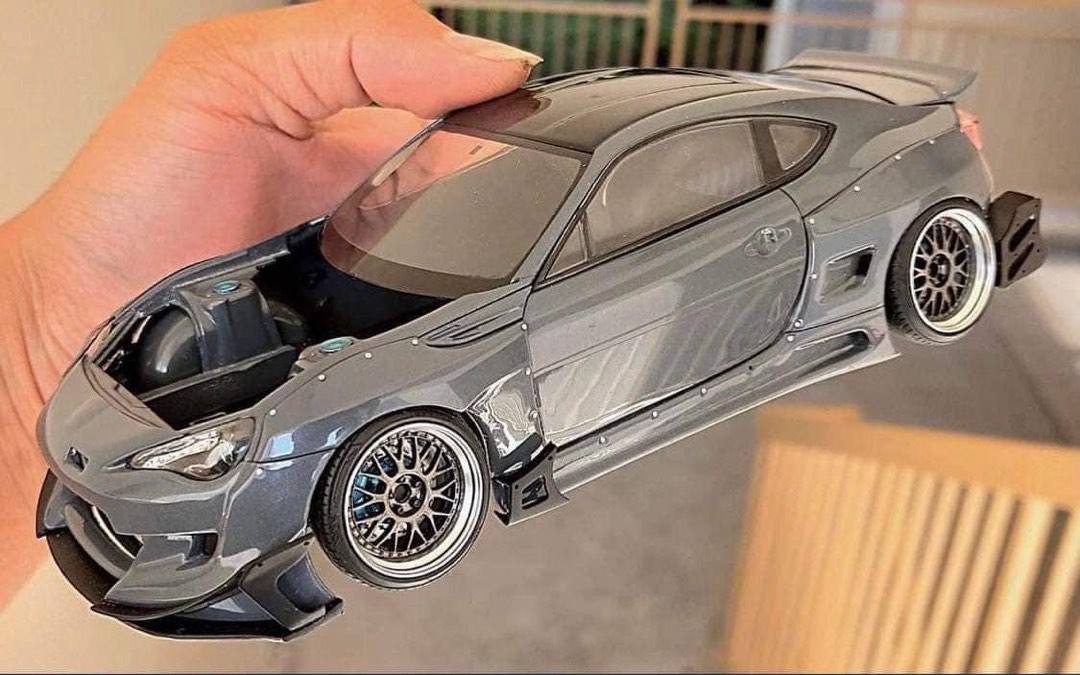1/24 Toyota 86 PanDem V3 aoshima, Hobbies & Toys, Toys & Games on Carousell