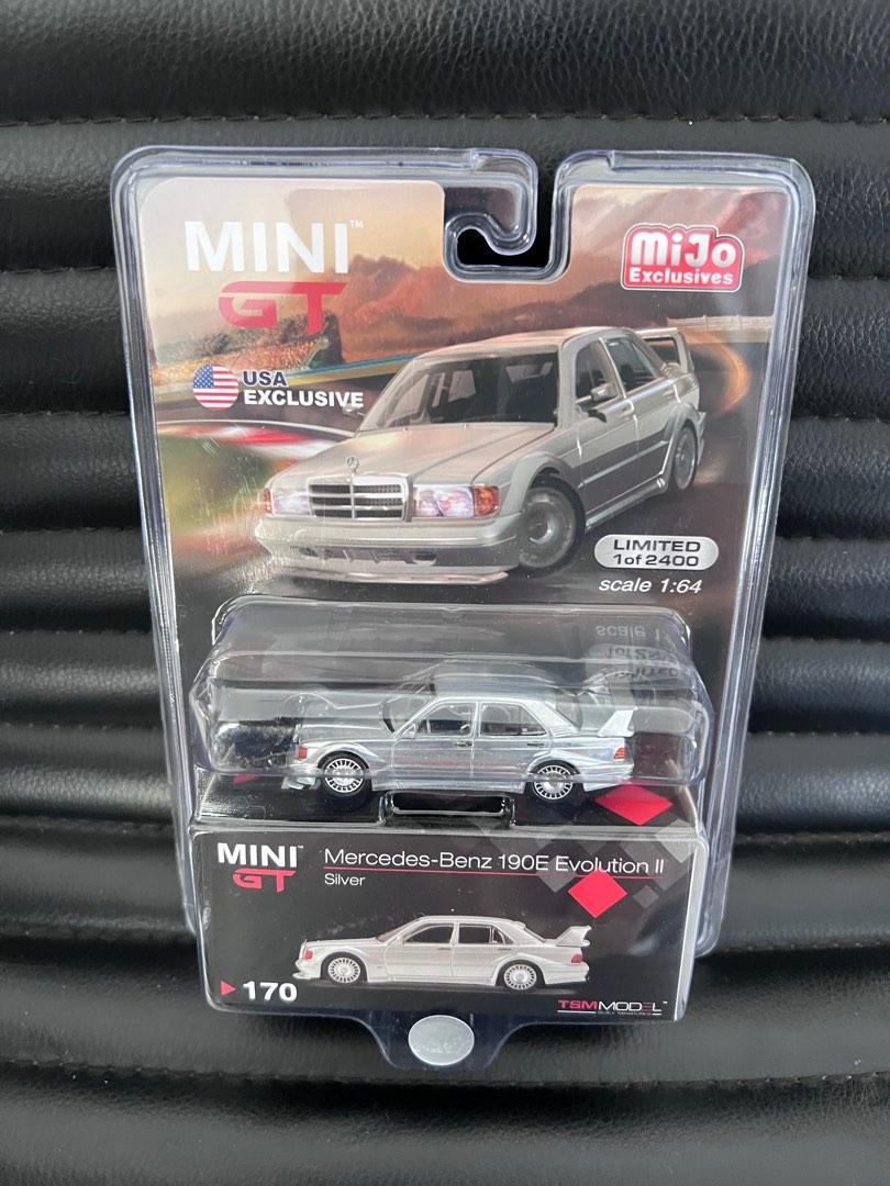 CHASE! 1/64 1:64 Mini GT MINIGT MERCEDES-BENZ 190E EVOLUTION II SILVER ...