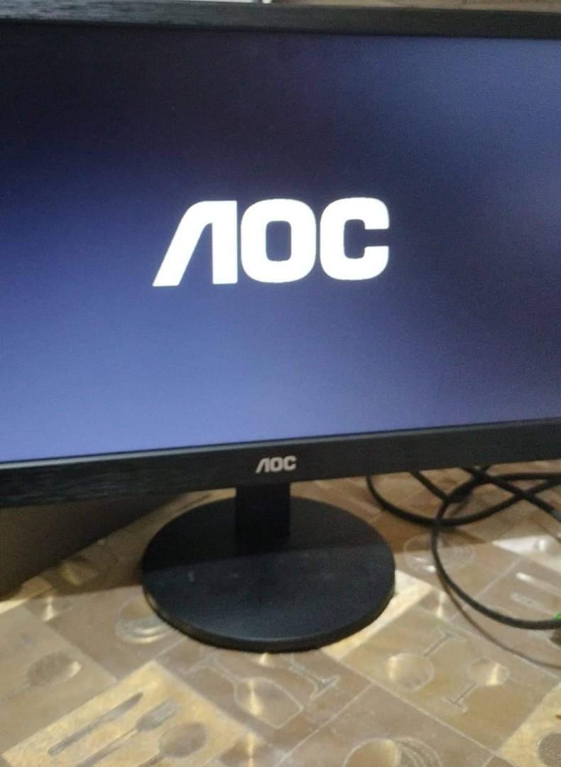 18.5" AOC Computer Monitor, Computers & Tech, Parts & Accessories ...