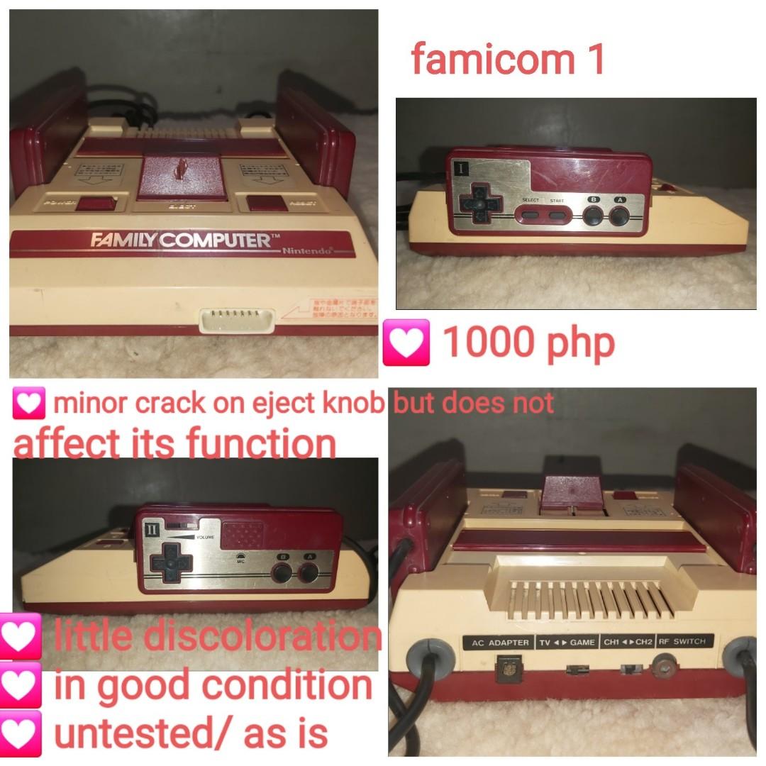 1983 Nintendo Family Computer hvc-001, Video Gaming, Video Game ...