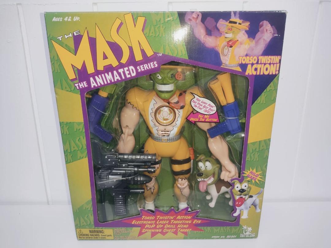 1997 THE MASK, THE ANIMATED SERIES - THE MASK WITH MILO MASK ACTION ...