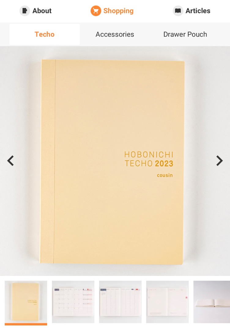 2023 A5 Hobonichi Techo Cousin (English Ver), Hobbies & Toys ...