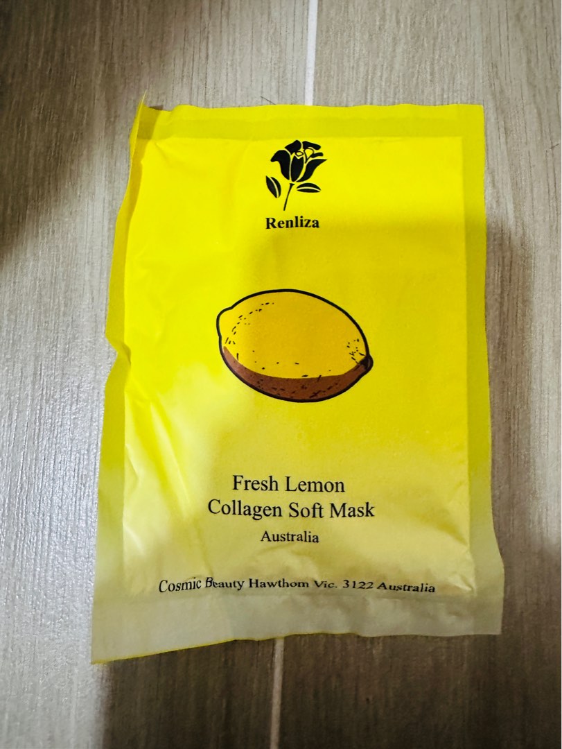 檸檬膠原軟粉 Fresh Lemon Collagen Soft Mask, 美容＆化妝品, 健康及美容 - 皮膚護理, 面部 - 面部護理 - Carousell