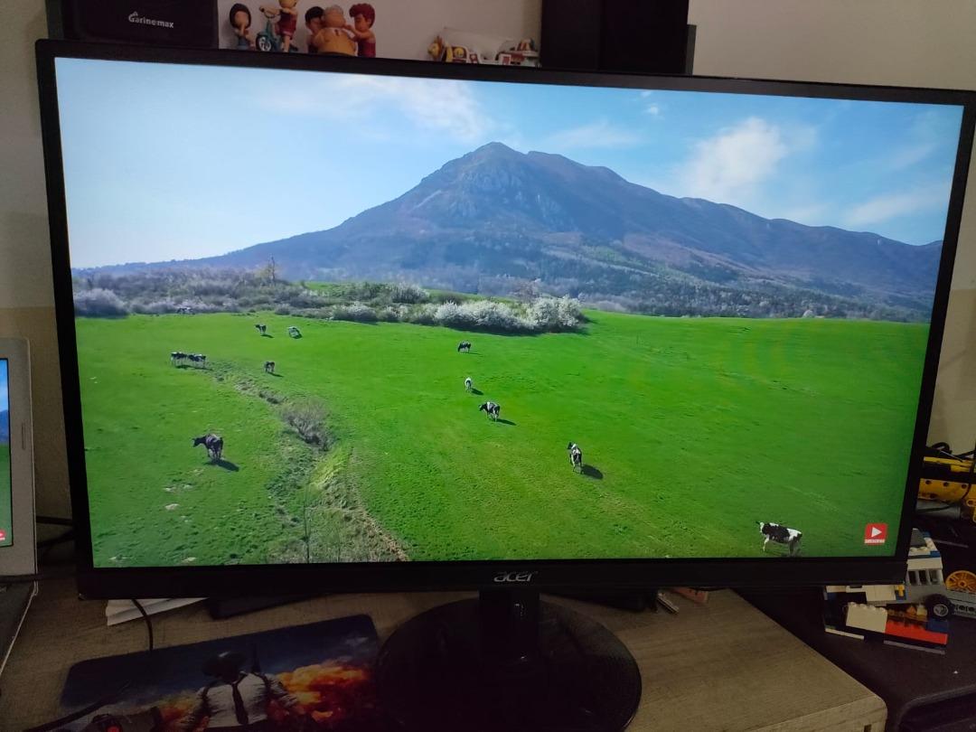 Acer 27" Almost New Bezeless Design 75hz Perfect Working Monitor Screen ...